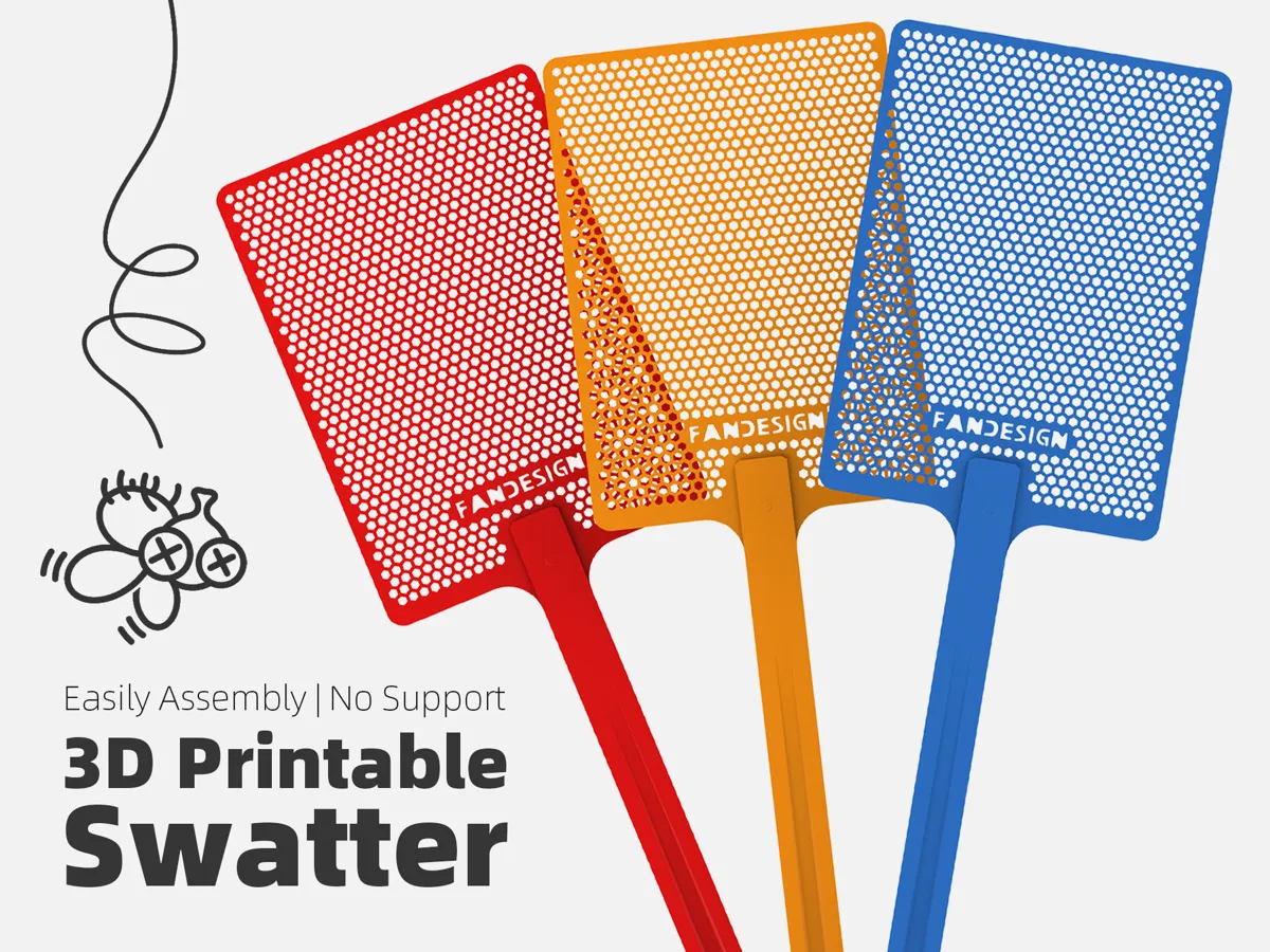 Swatter - Free 3D Print Model - MakerWorld