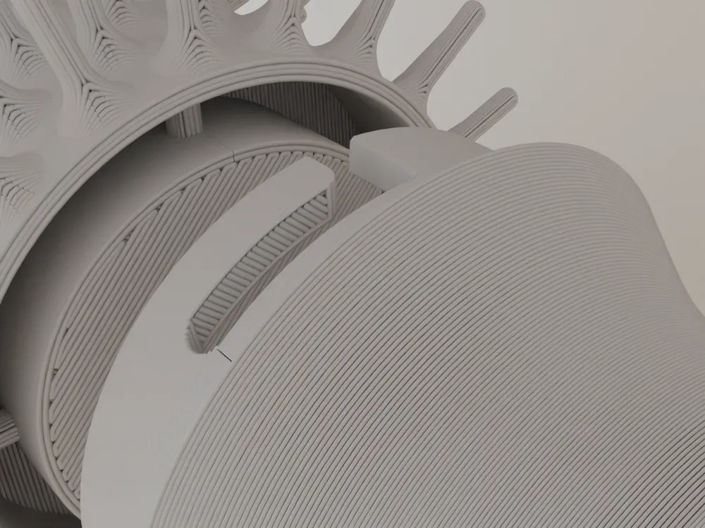 Modular Hair Styling Tool with Folding Comb - Free 3D Print Model ...