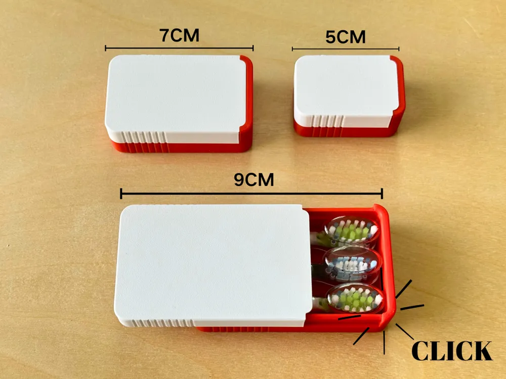 Mini Pocket Slide Box (5cm | 7cm | 9cm) - H2.5cm by TuTu MakerWorld ...