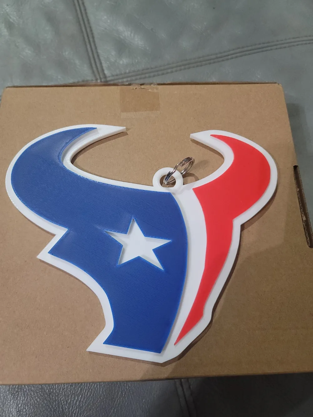 Houston Texans 3d logo 180mm series by mercadogarzas - MakerWorld