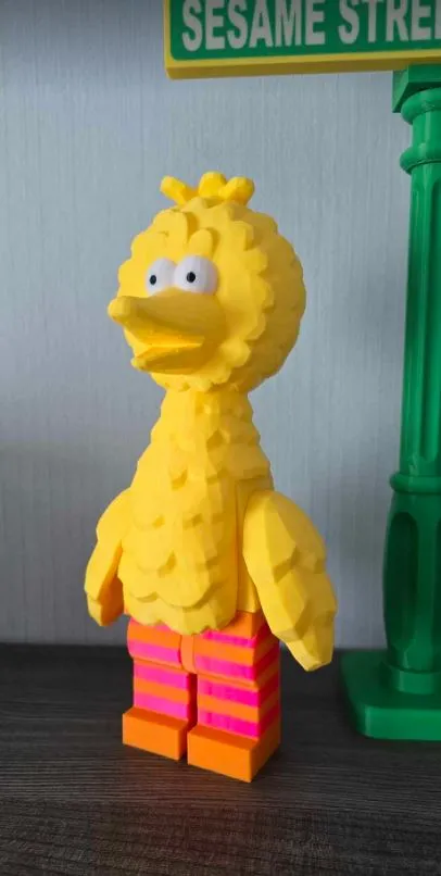 Big Brick * BIG BIRD * BIBO * Sesame Street by cBoLsmUiEc - MakerWorld