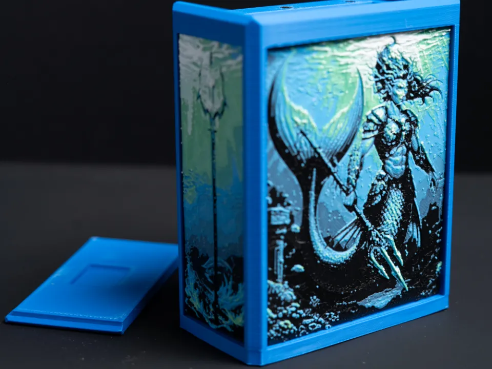 MTG Merfolk Warrior Deck Box - 70 Unsleeved Cards by The Layer Forge MakerWorld: Download Free ...