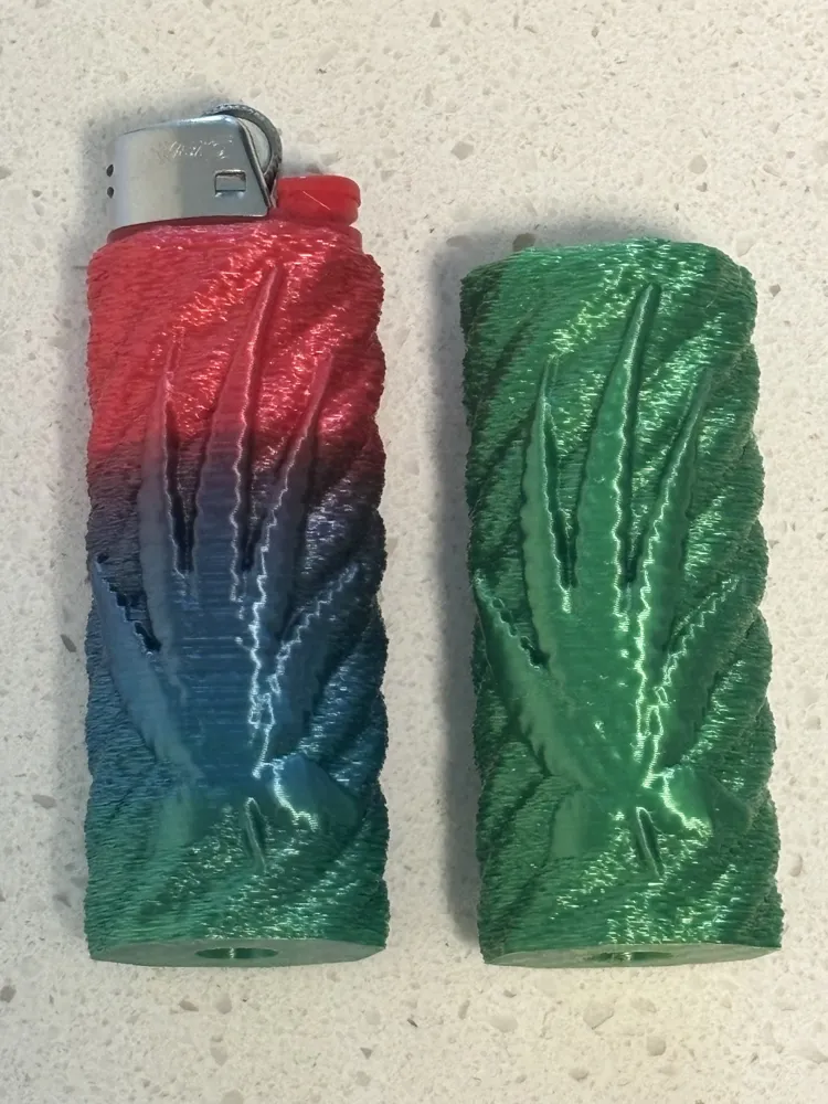 Weed Lighter Sleeve 2.0 (fuzzy skin or smooth) by iBrawnFDM MakerWorld ...