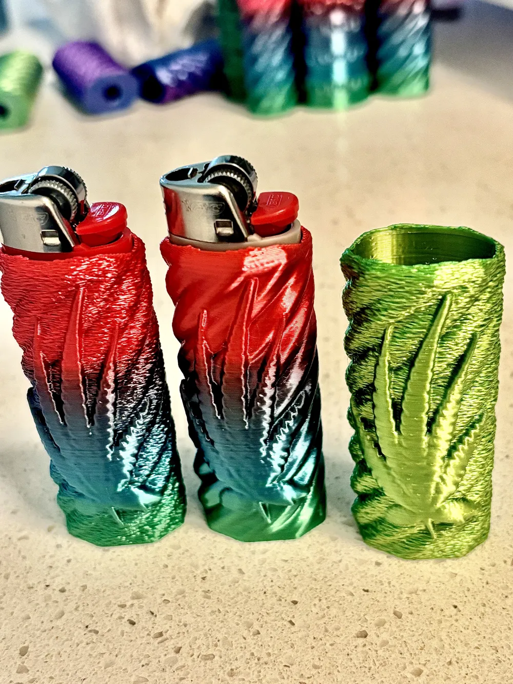 Weed Lighter Sleeve 2.0 (fuzzy skin or smooth) by iBrawnFDM MakerWorld ...