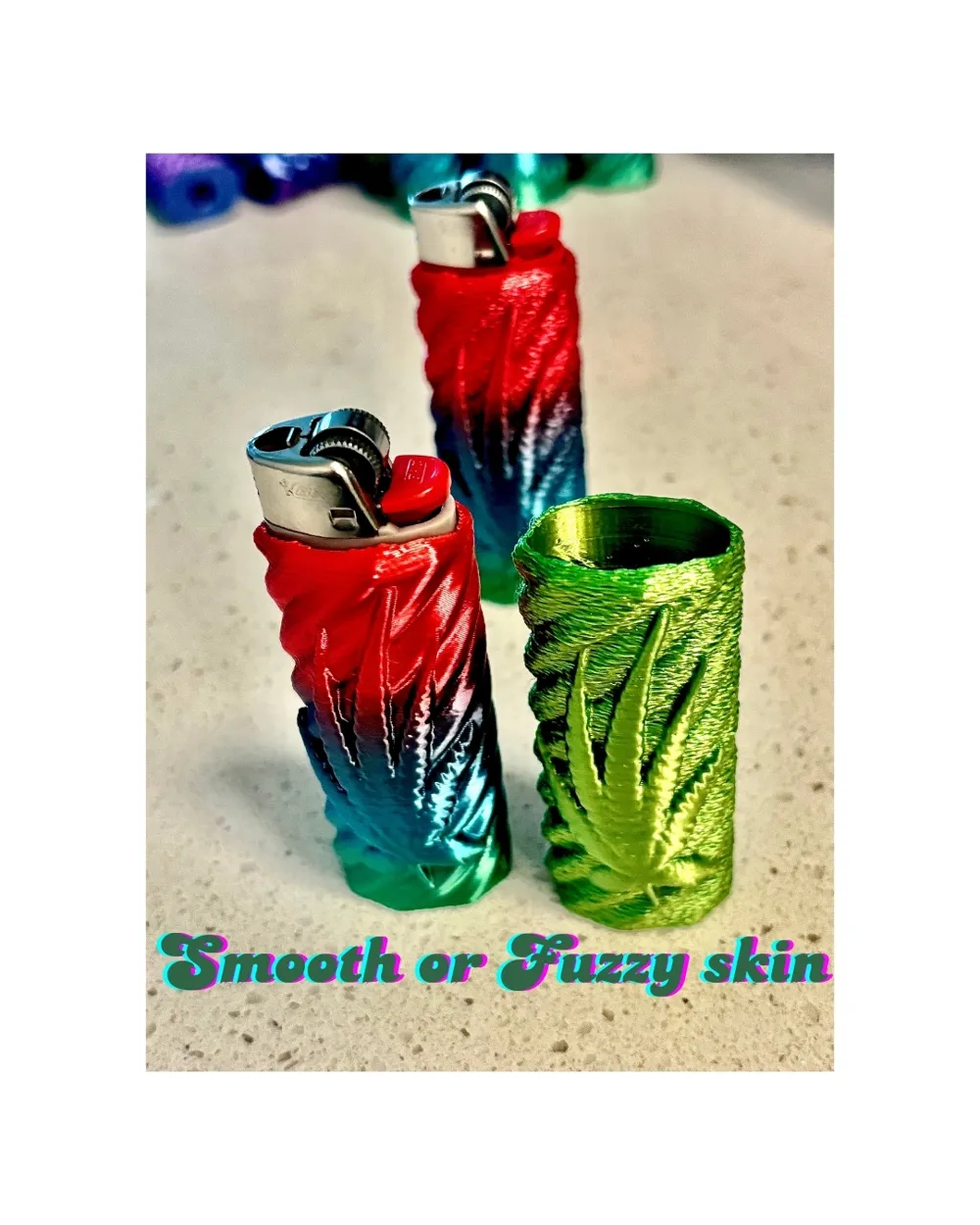 Weed Lighter Sleeve 2.0 (fuzzy skin or smooth) by iBrawnFDM MakerWorld ...