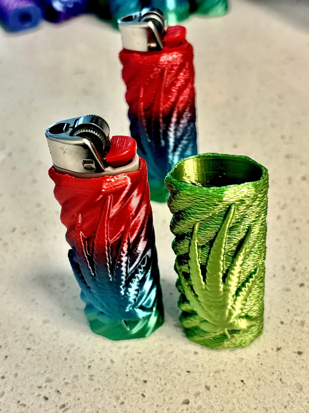 Weed Lighter Sleeve 2.0 (fuzzy skin or smooth) by iBrawnFDM MakerWorld ...