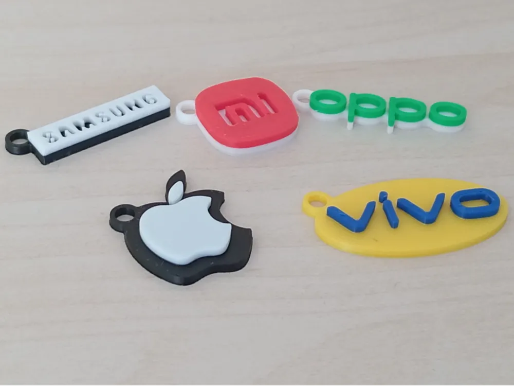 Logos of mobiles, keychains by Jgary MakerWorld: Download Free 3D Models
