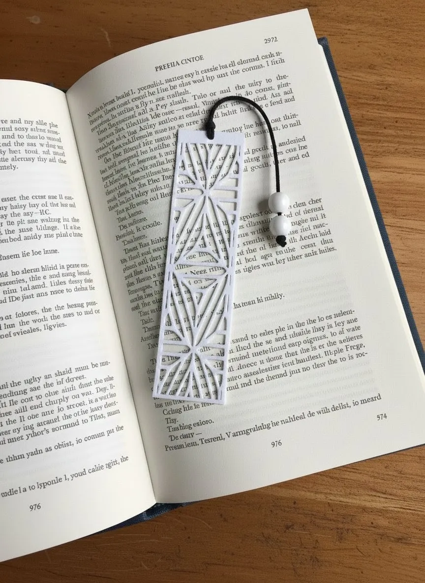 Bookmark 1-Geometric Pattern - Free 3D Print Model - MakerWorld