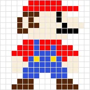 Pixel Art - Mario - 16x16 by piersonnico - MakerWorld