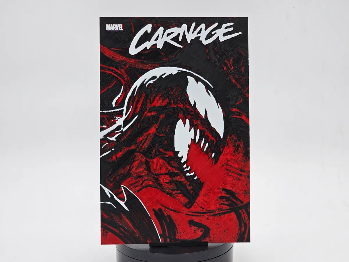 Carnage Black, White and Blood #3A Hueforge by Loki MakerWorld ...
