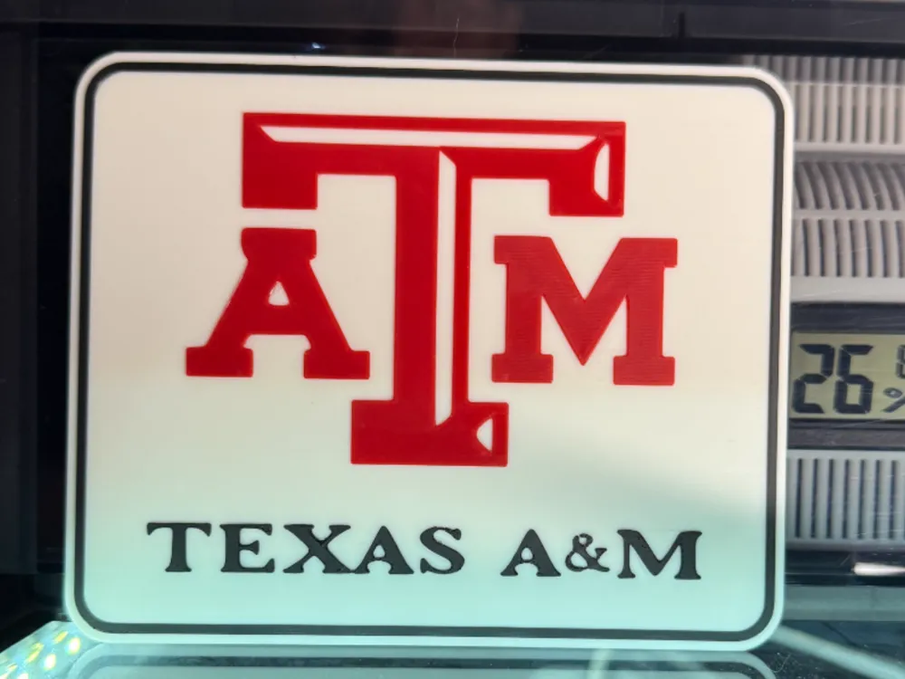 TEXAS A&M SIGN FOR DOOR/FRIDGE/WALL by 3Dprinting4fun - MakerWorld
