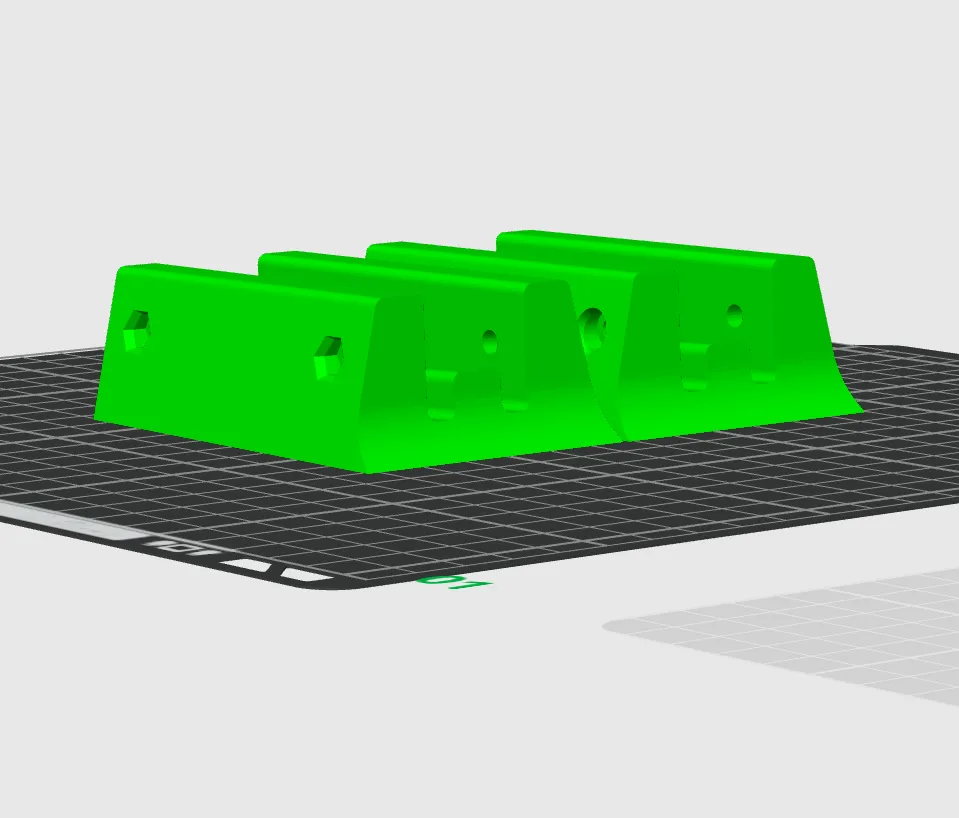 Pelican V200 PETG pie atornillable con almohadilla de TPU para pegar ...