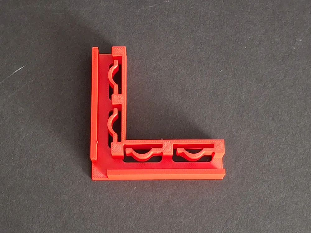 Adjustable L-Shaped Backdrop Foam Board Bracket - Free 3D Print Model ...
