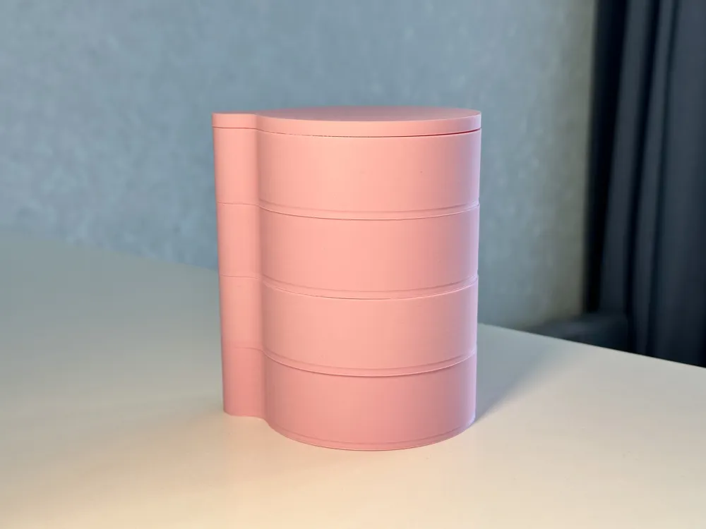 360-Degree Rotating Jewelry Storage by Anton MakerWorld: Download Free 3D Models