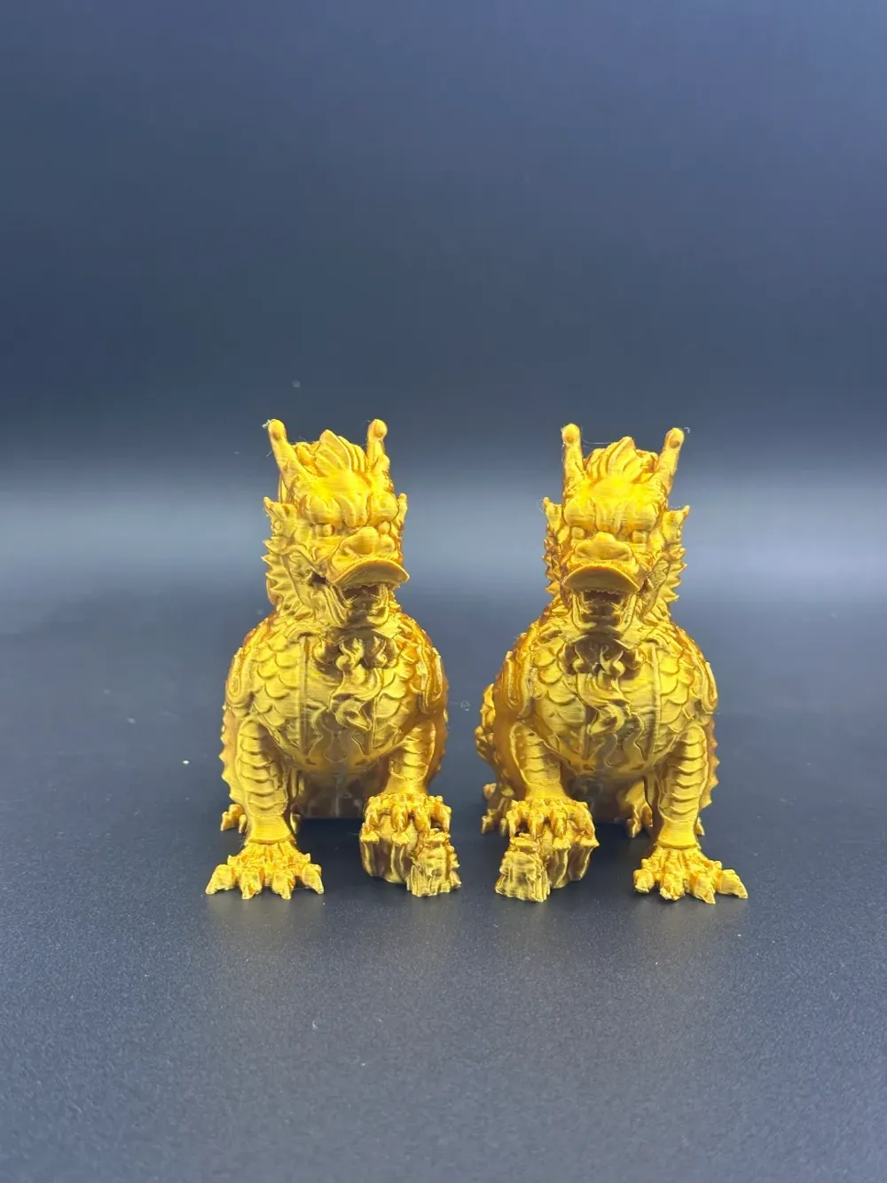 Seated Pixiu Pair by 创意 3DMakerWorld: Download Free 3D Models