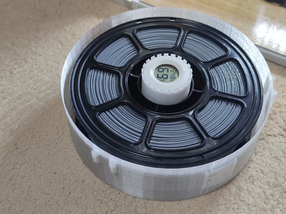 Filament Box, Upgraded Version (Multiple Spool Sizes, with Desiccant ...