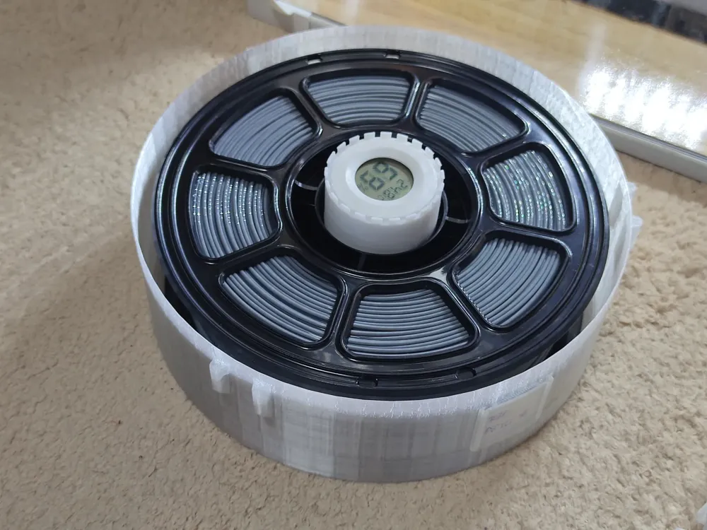 Filament Box, Upgraded Version (Multiple Spool Sizes, with Desiccant ...
