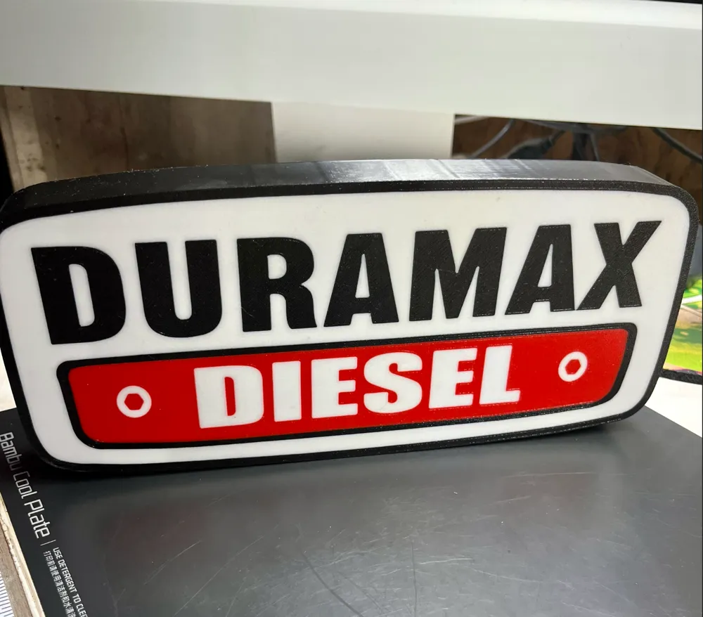 Duramax Diesel Lightbox by WagZPrintZ - MakerWorld