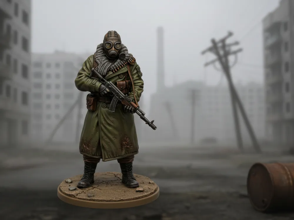 Stalker – Silent Watcher of the Zone - Free 3D Print Model - MakerWorld
