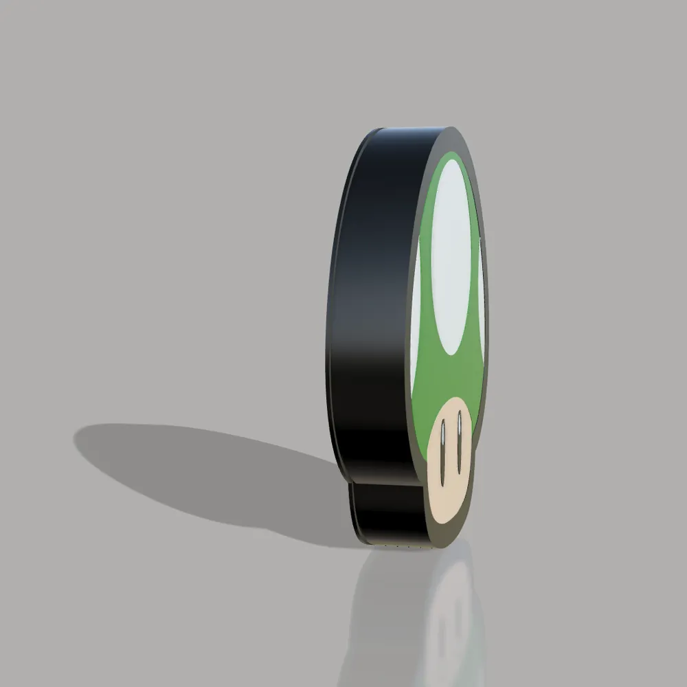 Mushroom Power Up Super Mario Light Box by ZUPA 3D - MakerWorld