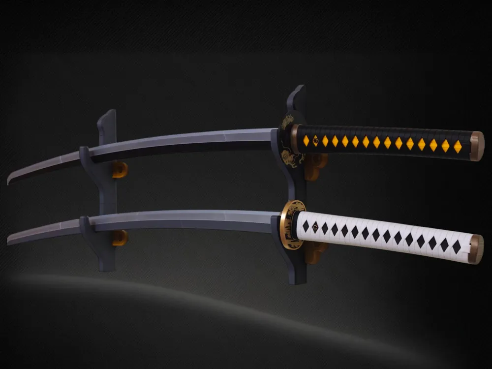 [FullBlade] Japanese sword Uchigatana - Free 3D Print Model - MakerWorld