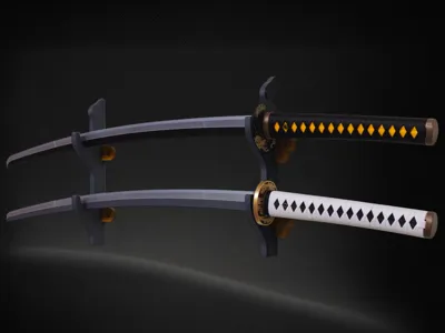 [FullBlade] Japanese sword Uchigatana by hwch19 MakerWorld: Download ...