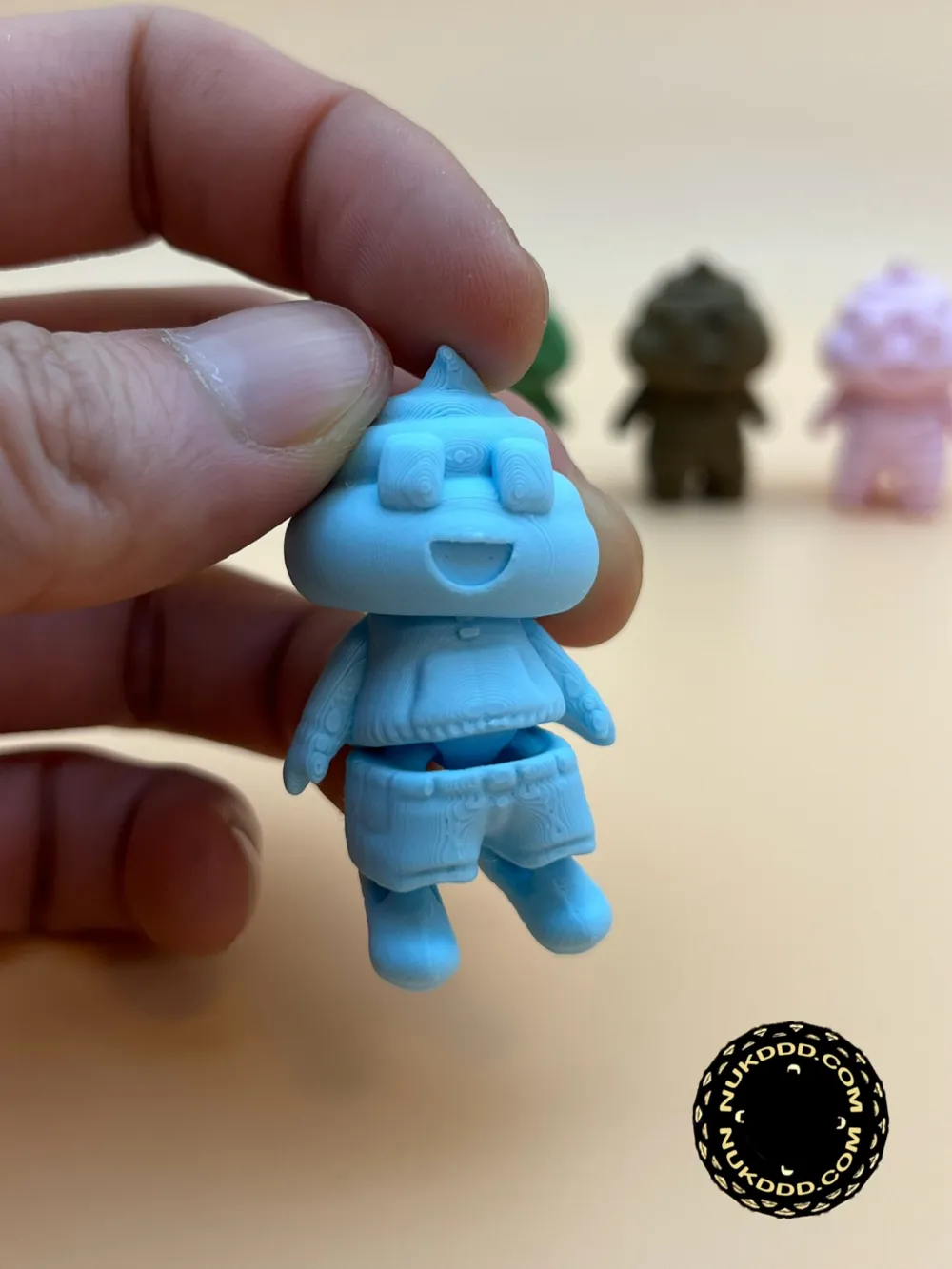 Flexi Fudge Friend (articulated toy) by NUKDDD MakerWorld: Download ...