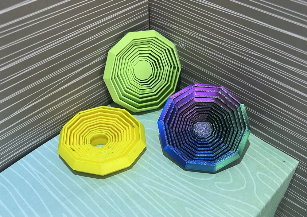Decagon fidget - Free 3D Print Model - MakerWorld