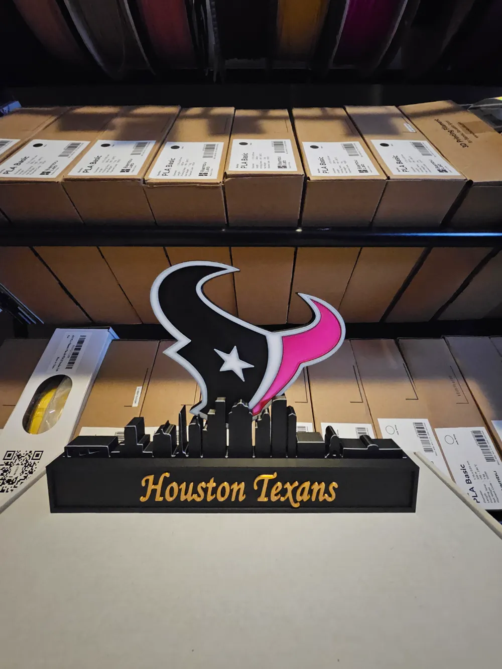 Houston Texans with skyline of Houston NFL by Rotterdam_3d_Art ...