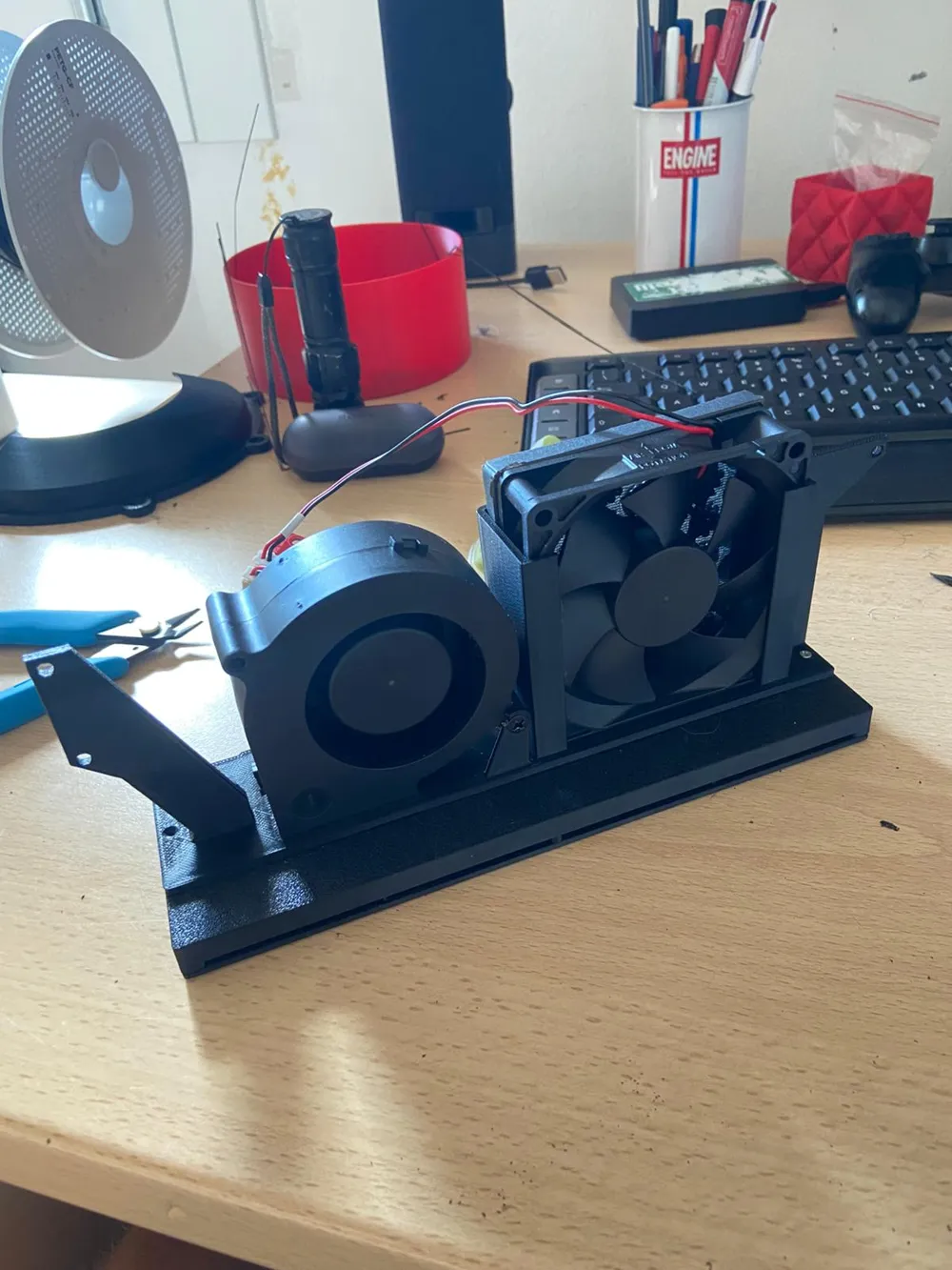 Elegoo centauri carbon stock fan mod - Free 3D Print Model - MakerWorld