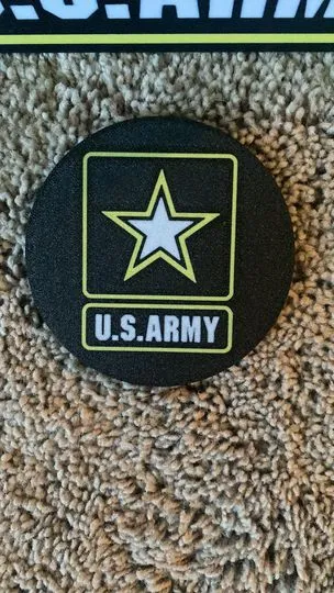 US Army coaster - Free 3D Print Model - MakerWorld
