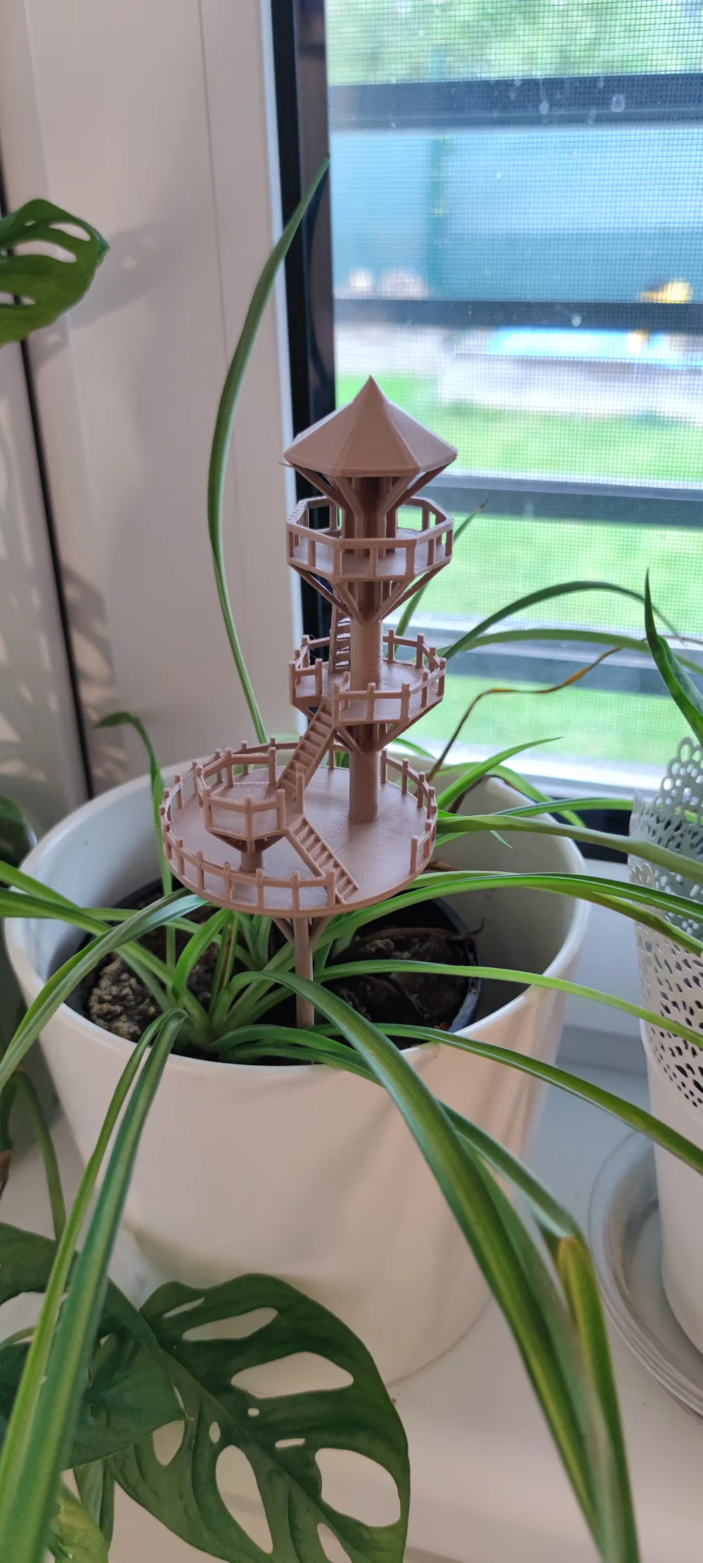 Mini Treehouse 3 Plant Decoration - Free 3D Print Model - MakerWorld