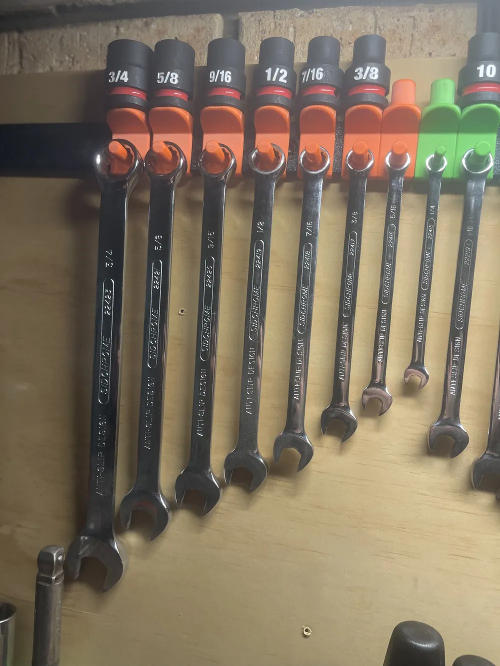 socket and spanner wall holder by smiffy's tool solutions MakerWorld ...