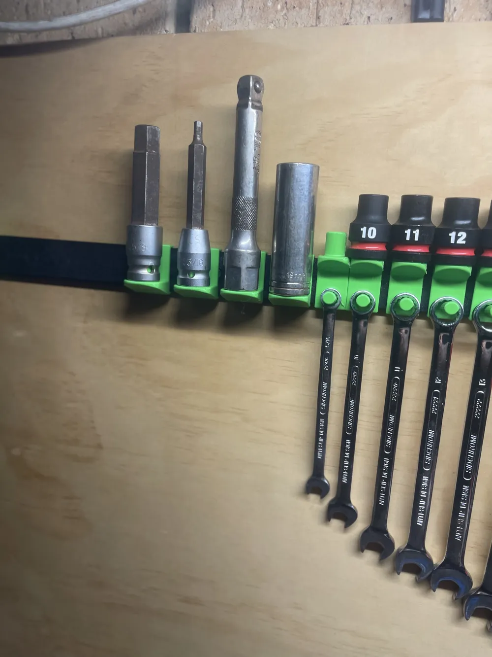 socket and spanner wall holder by smiffy's tool solutions MakerWorld ...