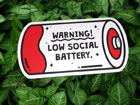 Low Social Battery By 3dprintsforyou Makerworld Download Free 3d Models