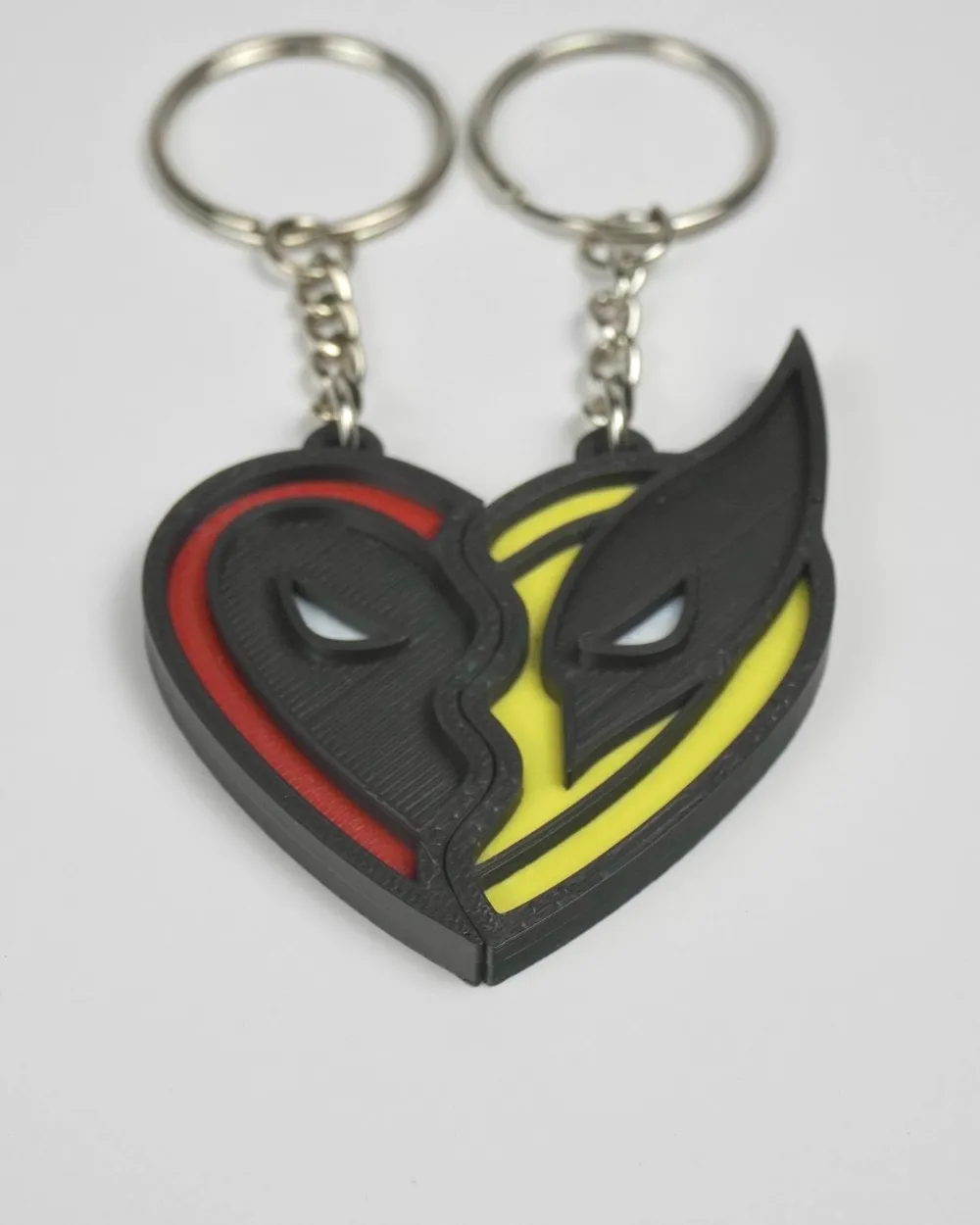 Deadpool and Wolverine Magnetic Keychain/Necklace by create3d.co ...