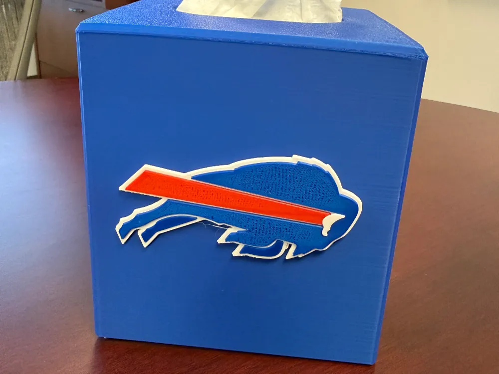 Buffalo Bills Tissue Box cover - Free 3D Print Model - MakerWorld