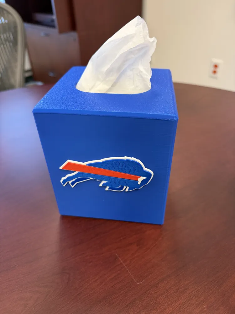 Buffalo Bills Tissue Box cover - Free 3D Print Model - MakerWorld