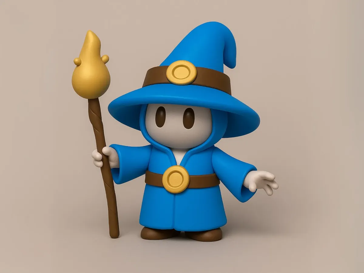 Chibi Wizard Figurine by MonsieurPierre MakerWorld: Download Free 3D Models