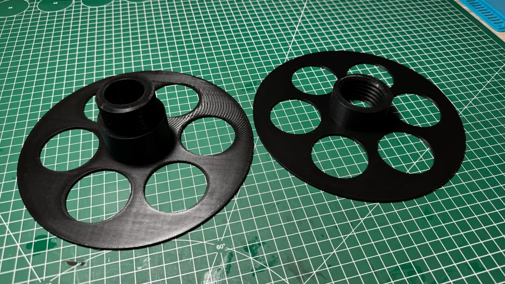 eSun/3DGenius AMS Cardboard Threaded Spool Adapter Remixed by teedeebee ...