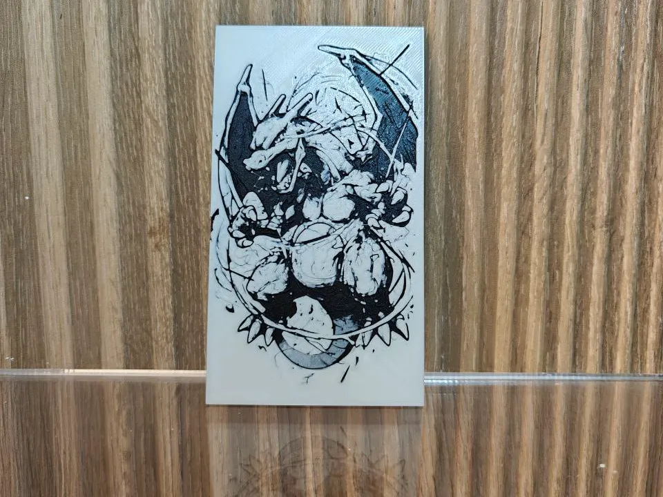 HueForge Model: Charizard Pokémon by Freecaller MakerWorld: Download ...