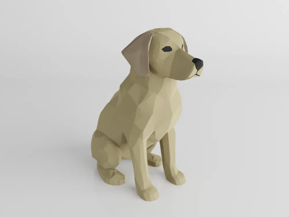 Low Poly Dog by Piodeer MakerWorld: Download Free 3D Models