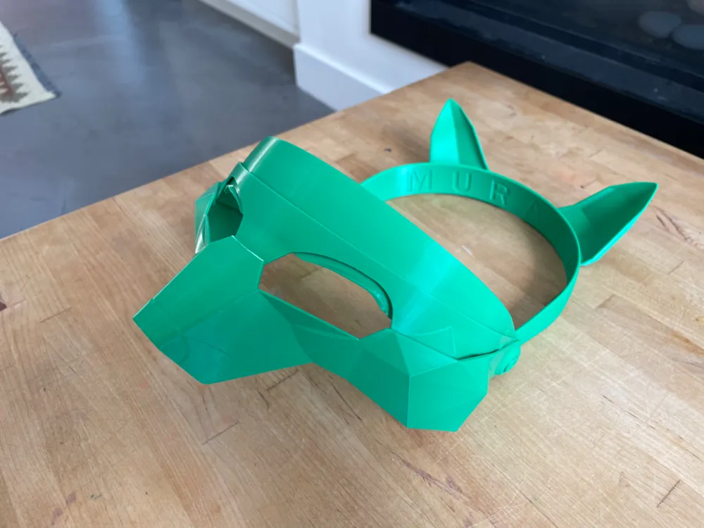 Collapsible Fox Mask by Murata MakerWorld: Download Free 3D Models