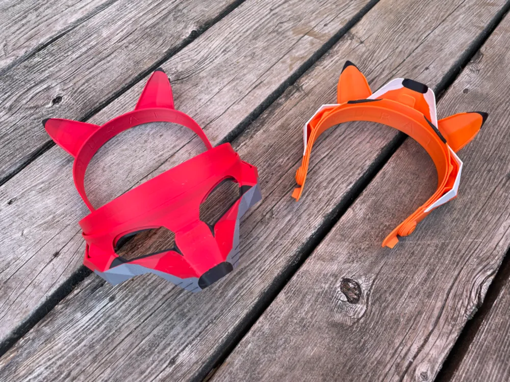 Collapsible Fox Mask by Murata MakerWorld: Download Free 3D Models