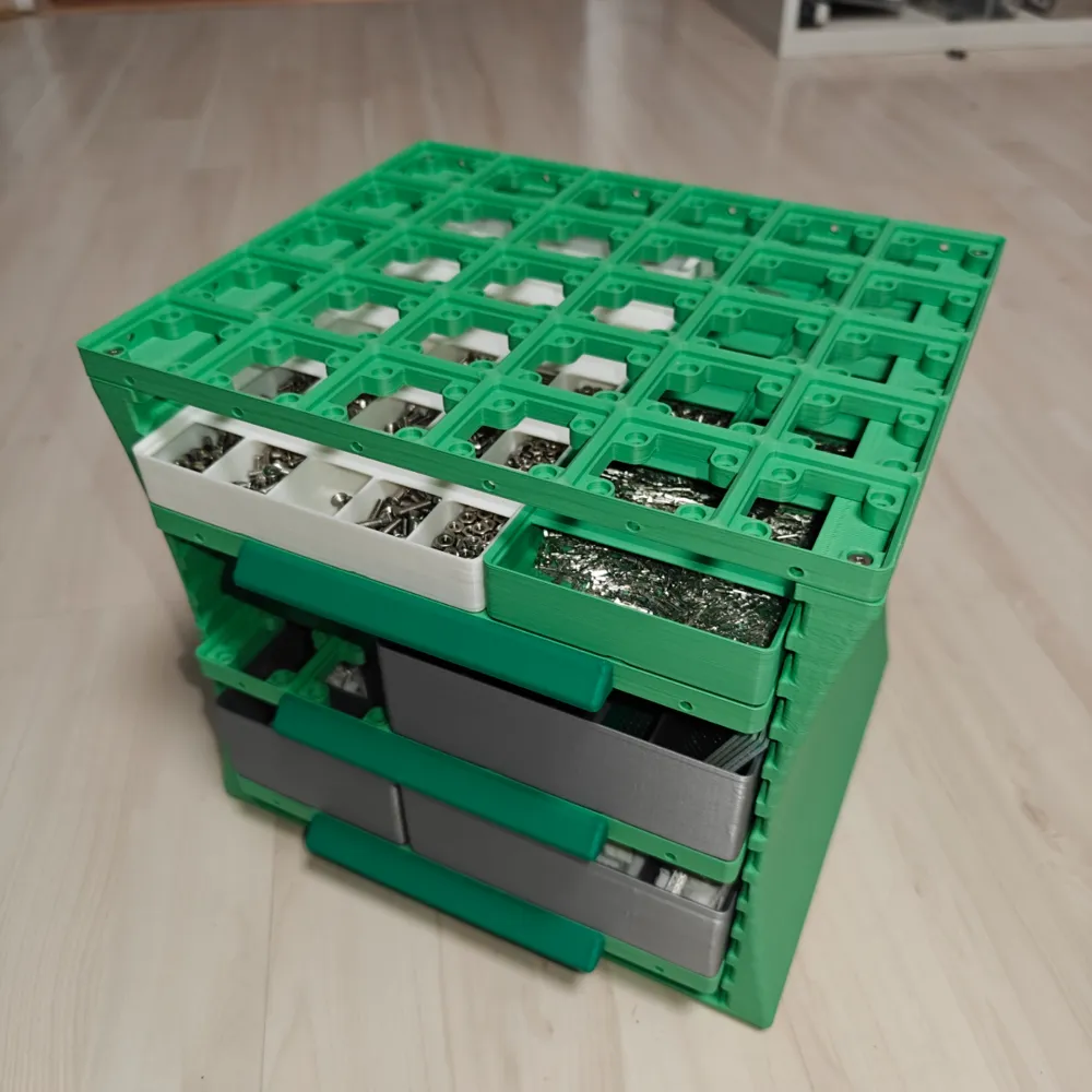 Gridfinity Base | Skelet | 5x5 | select2stertPrint - Free 3D Print ...