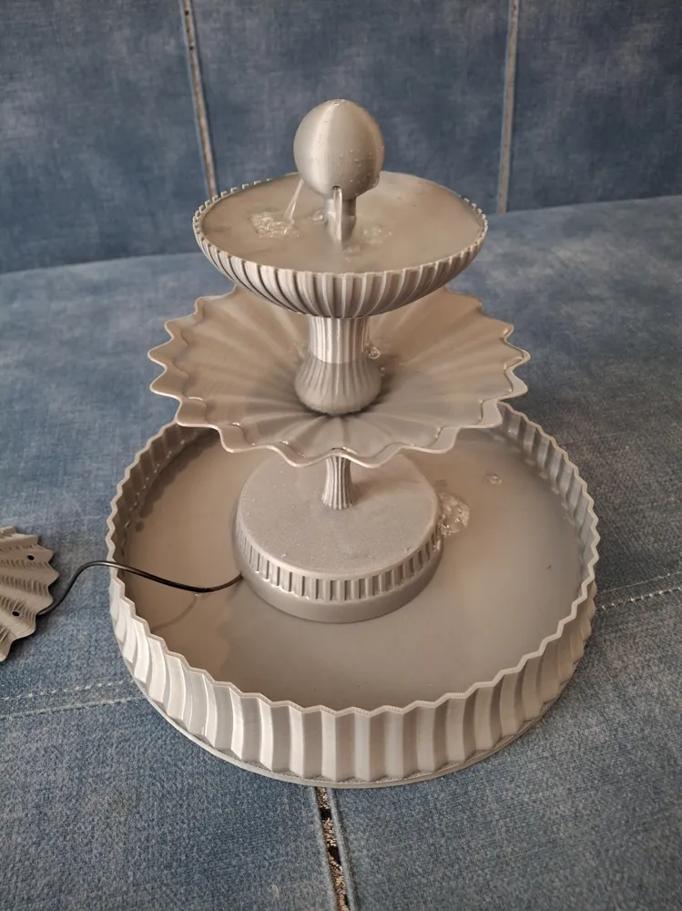 Mini Fountain Pond tr1 - Free 3D Print Model - MakerWorld