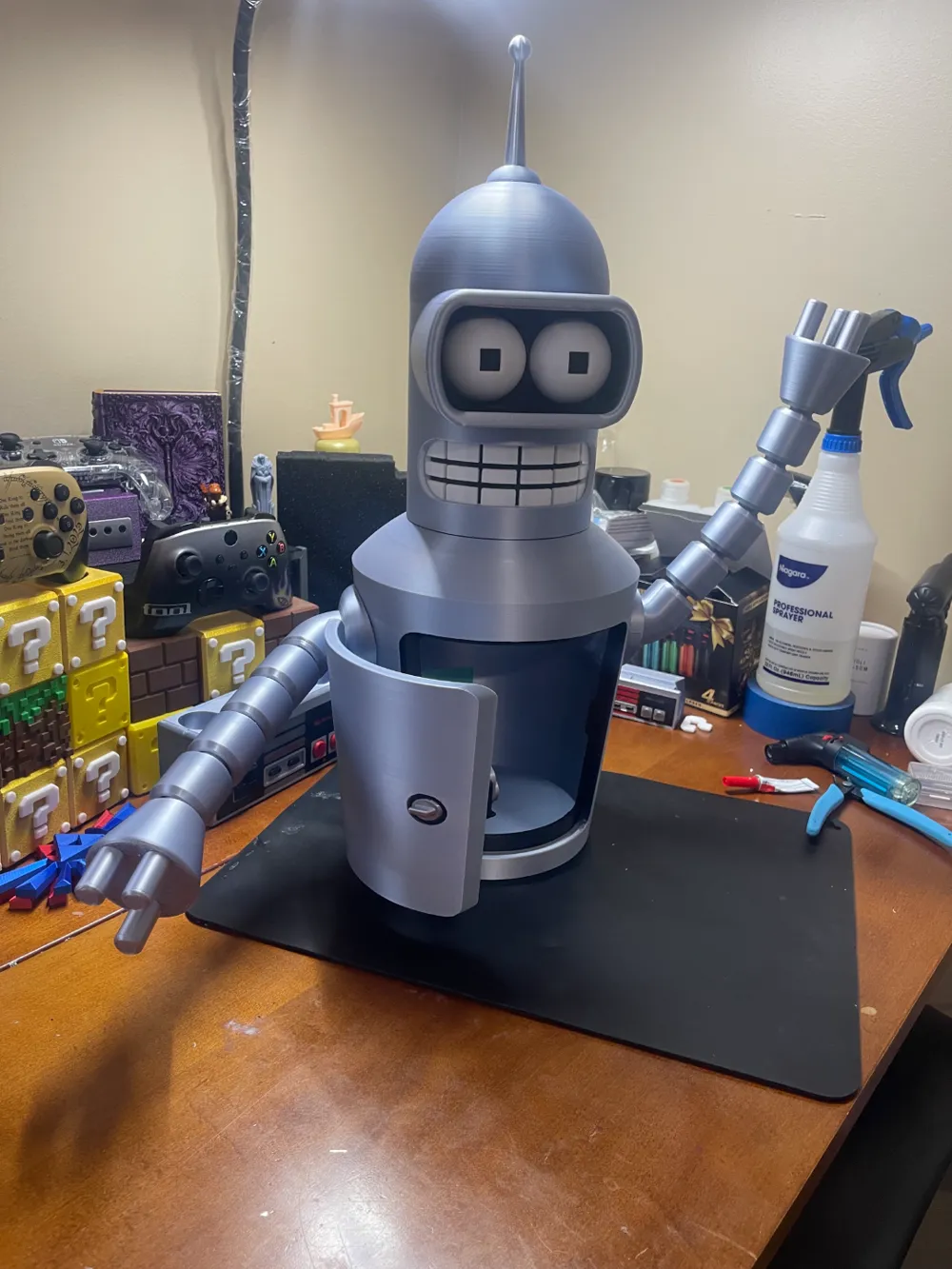 Articulated Bender Trash Can - Free 3D Print Model - MakerWorld