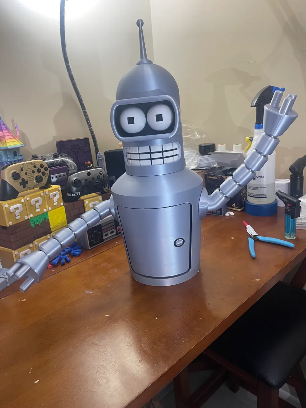 Articulated Bender Trash Can Remixed by ErrorCode3D MakerWorld ...