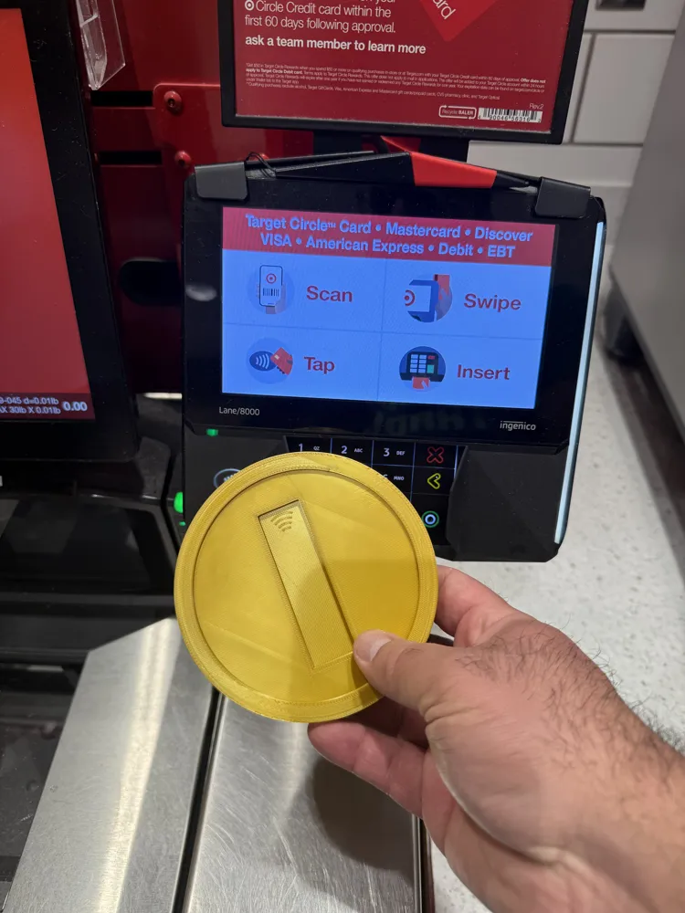 Mario Coin Contactless Payment - Free 3D Print Model - MakerWorld