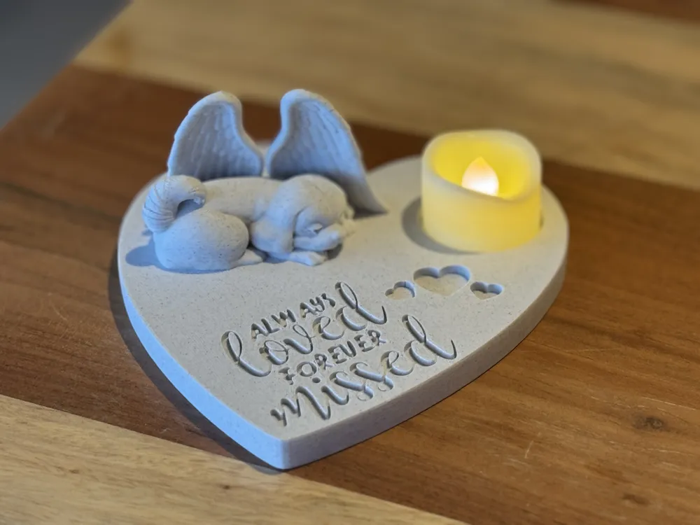 Ángel Shih Tzu Conmemorativo Siempre Amado (sin coleta) - Modelo de ...